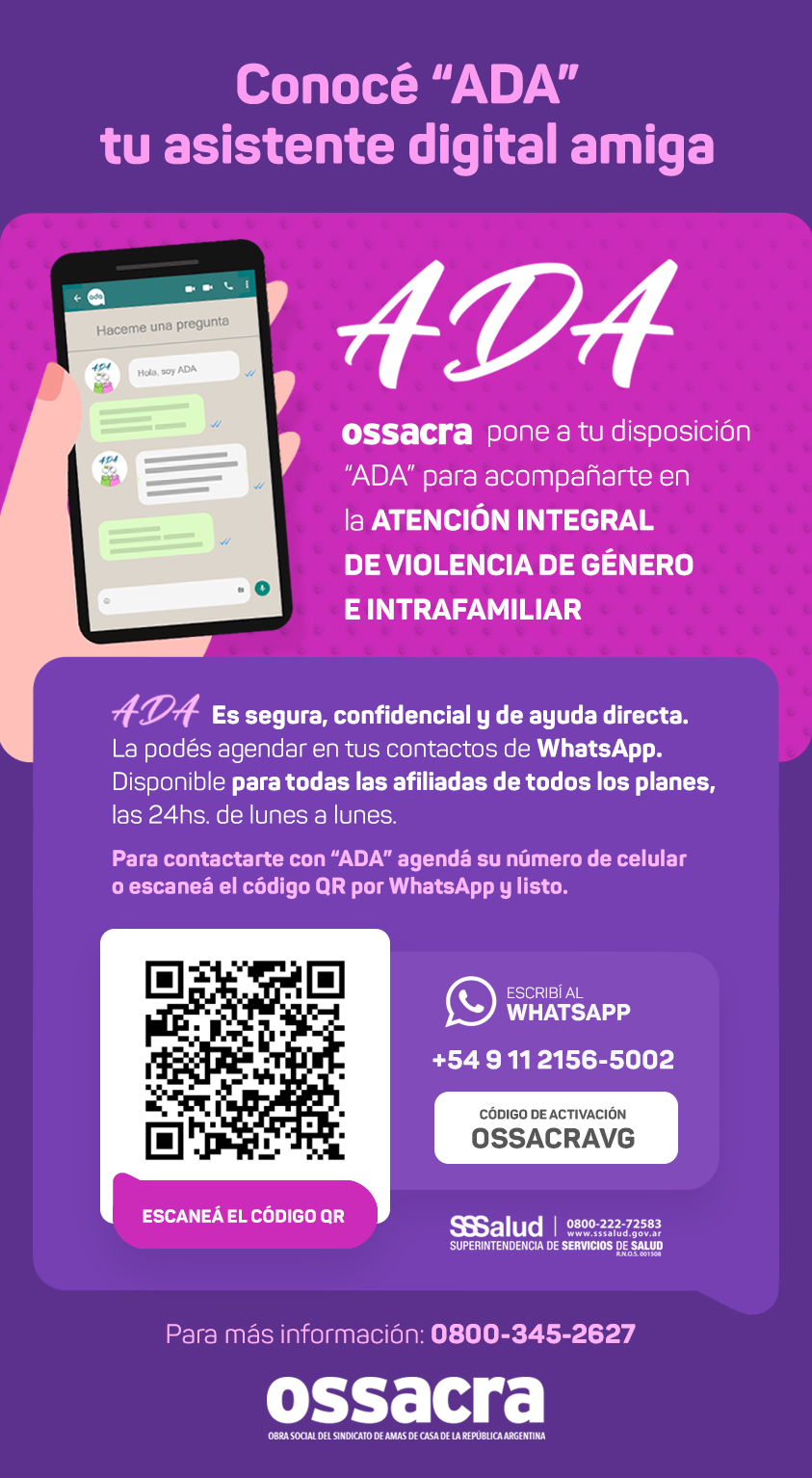 Presentamos Ada, el Programa de Prevención y Asistencia a personas en ...